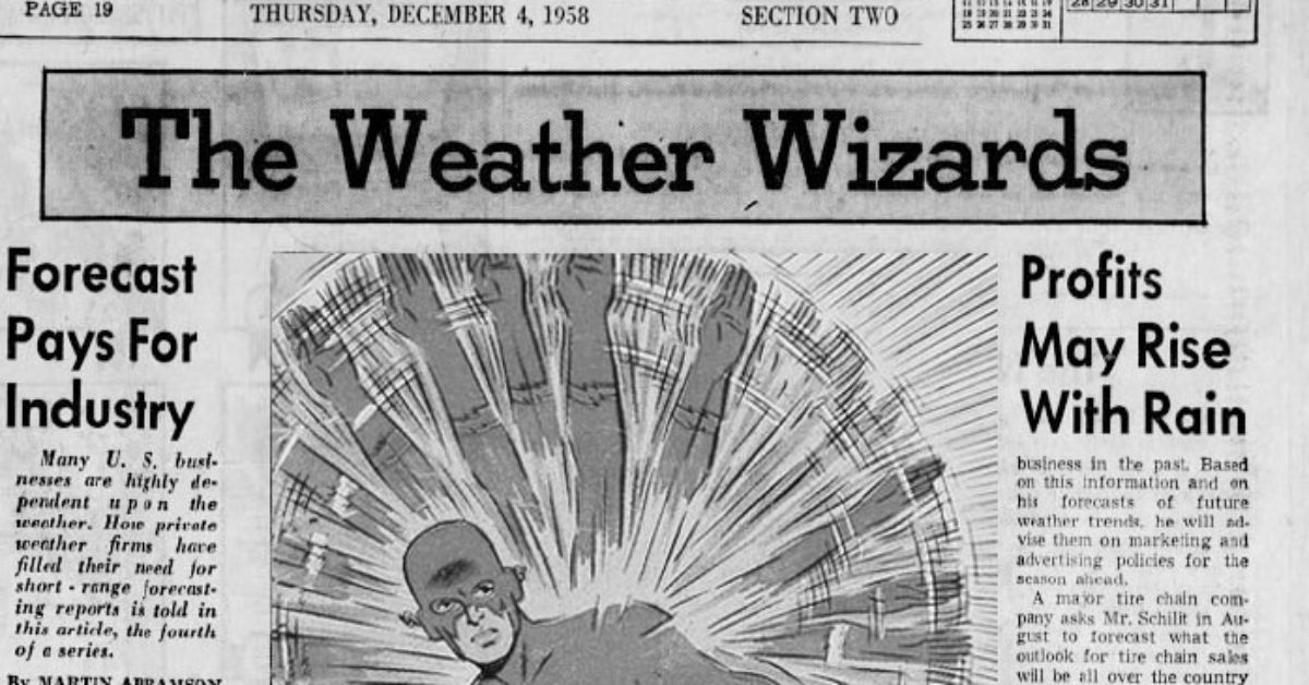 Weaponizing the Weather in 1959's Flash #110 from DC Comics