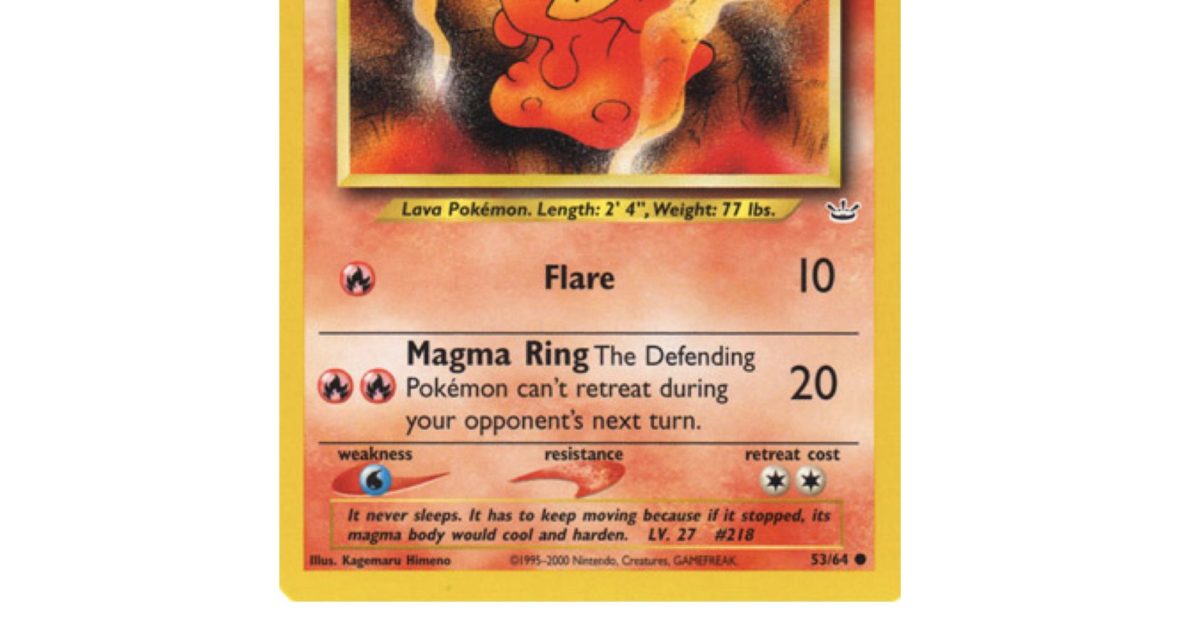 TCG Spotlight: Some Of The Best Slugma Pokémon Cards