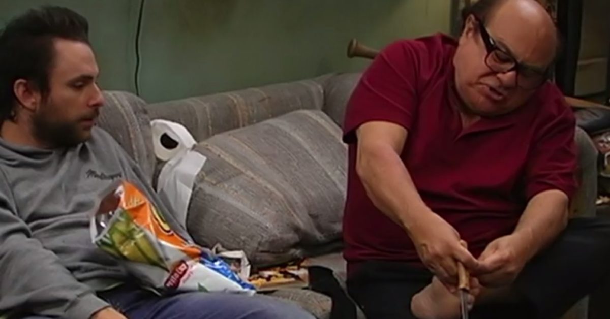 It's Always Sunny in Philadelphia: DeVito & Troll Foot Enjoy Some Sun