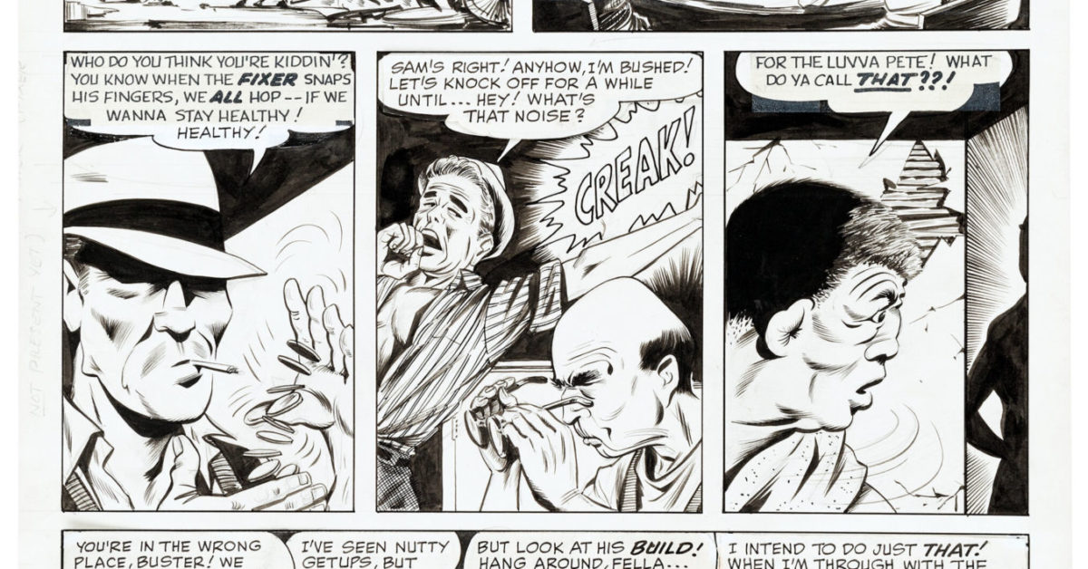 First Story Page Of Daredevil #1 Original Artwork, At Auction