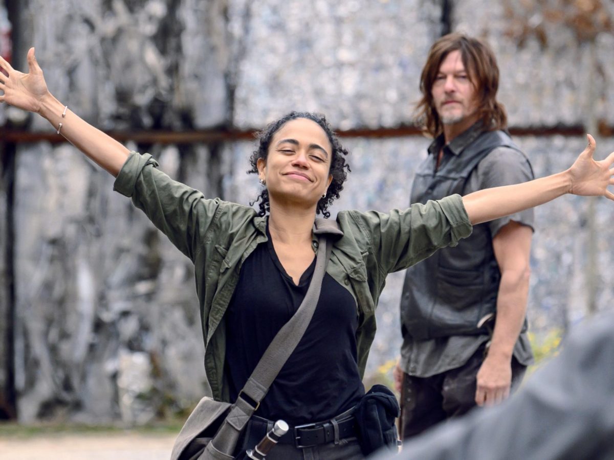 Daryl And Beth Holding Hands