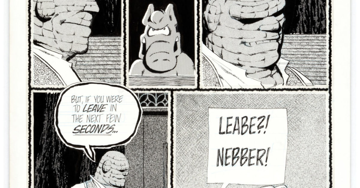 Dave Sim and Gerhard 1985 Cerebus Original Artwork Goes To Auction