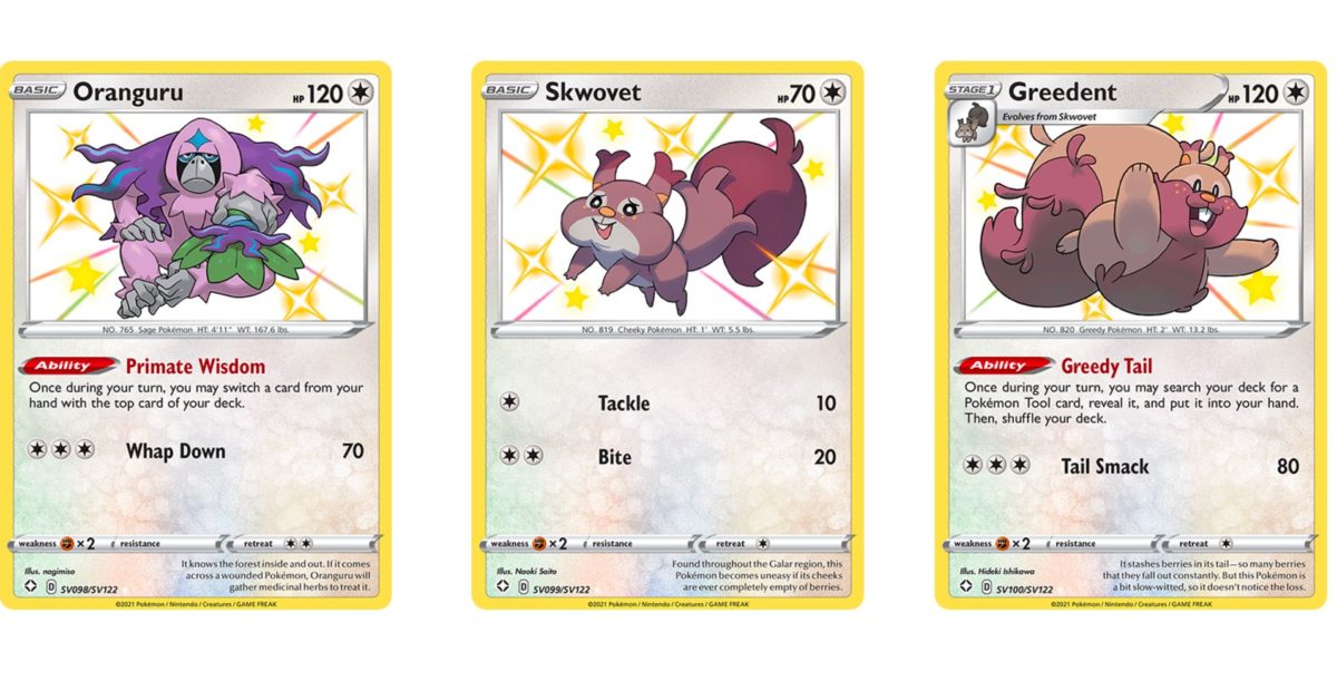 Shiny Pokémon Cards of Pokémon TCG: Shining Fates Part 27