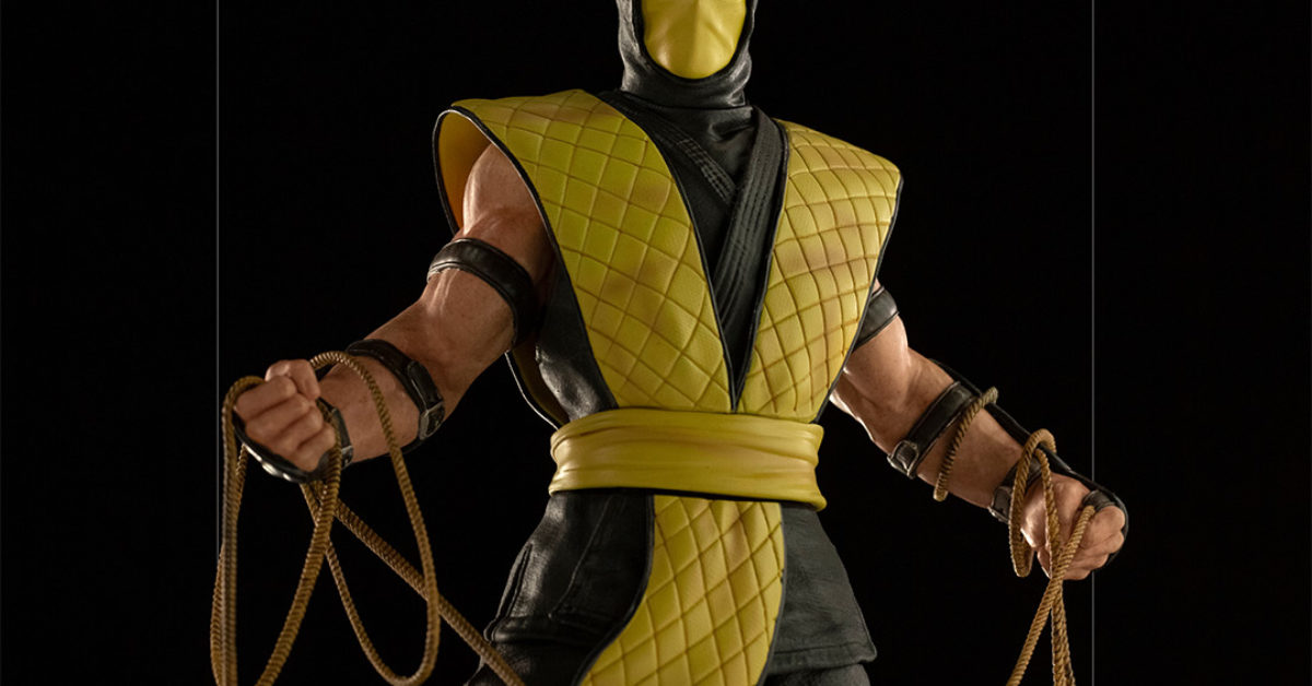 Iron Studios Turns Up The Heat With Mortal Kombat Scorpion Statue