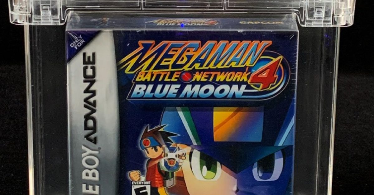 Mega Man Battle Network 4 Blue Moon On Auction At ComicConnect