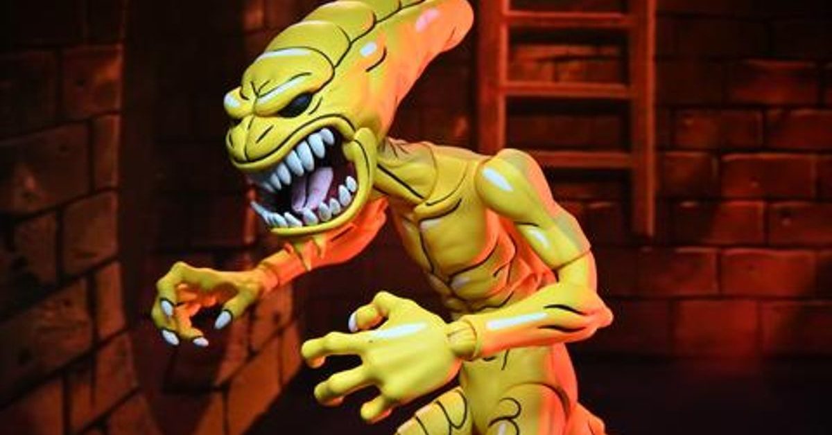 NECA Reveals TMNT Pizza Monster Xenomorph Tribute Figure
