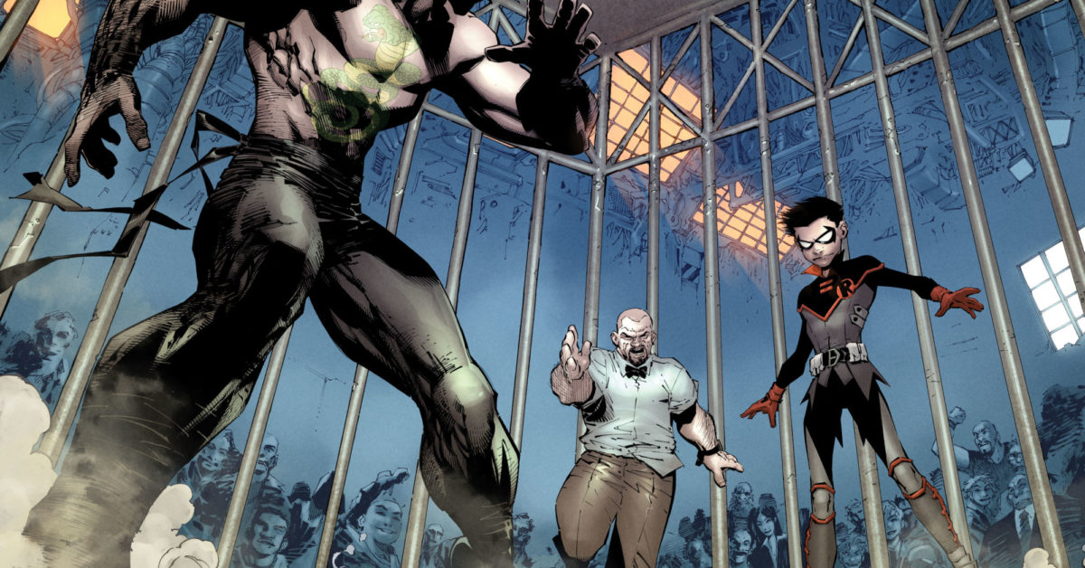 Damian Wayne Vs The Father Of The Man Who Killed Alfred in Robin #1