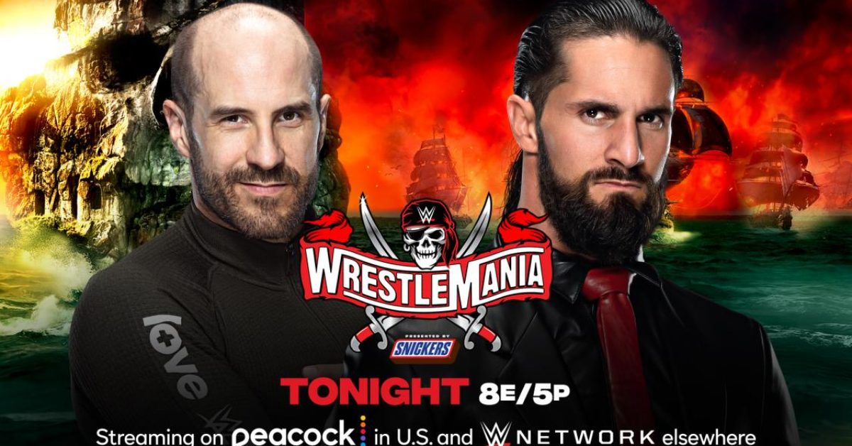 WrestleMania 37: Cesaro Spins Rollins All the Way to Sweet Victory