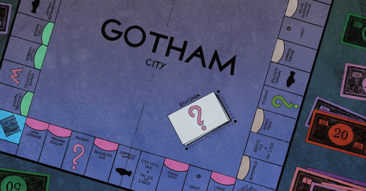 Other History Of The DC Universe Gives Us a Gotham Monopoly Board