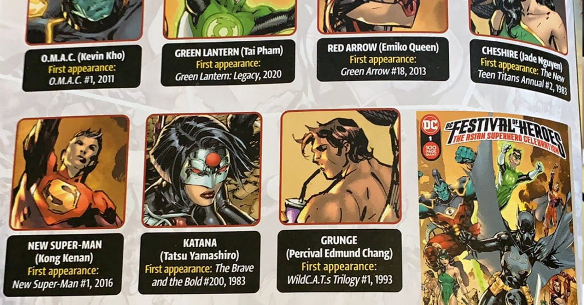 Grunge And More Part Of The DC Festival Of Asian Superheroes