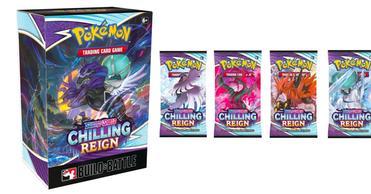 Pokémon TCG: Chilling Reign Build & Battle Boxes Hit Shelves