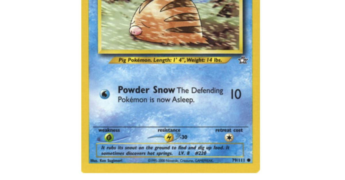 TCG Spotlight: Some Of The Best Swinub Pokémon Cards