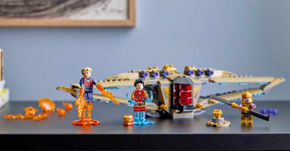 Captain Marvel Joins The Endgame With New LEGO Marvel Set