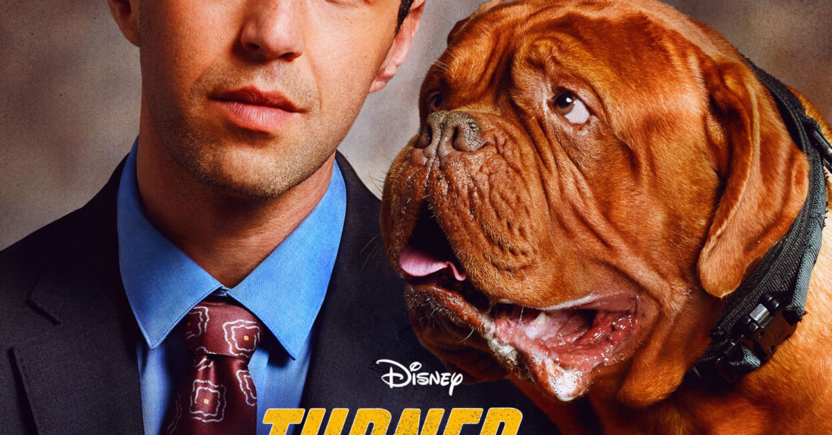 Turner & Hooch: Disney+ Key Art Honors 1989 Original Film Poster