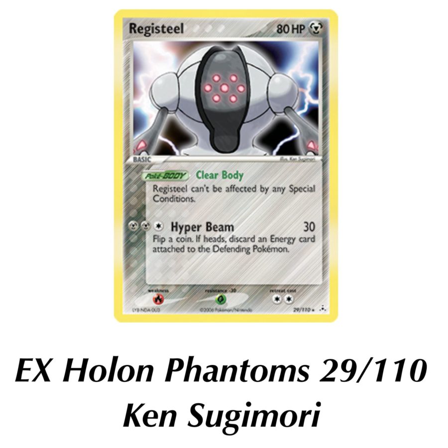 Registeel Pokemon Card