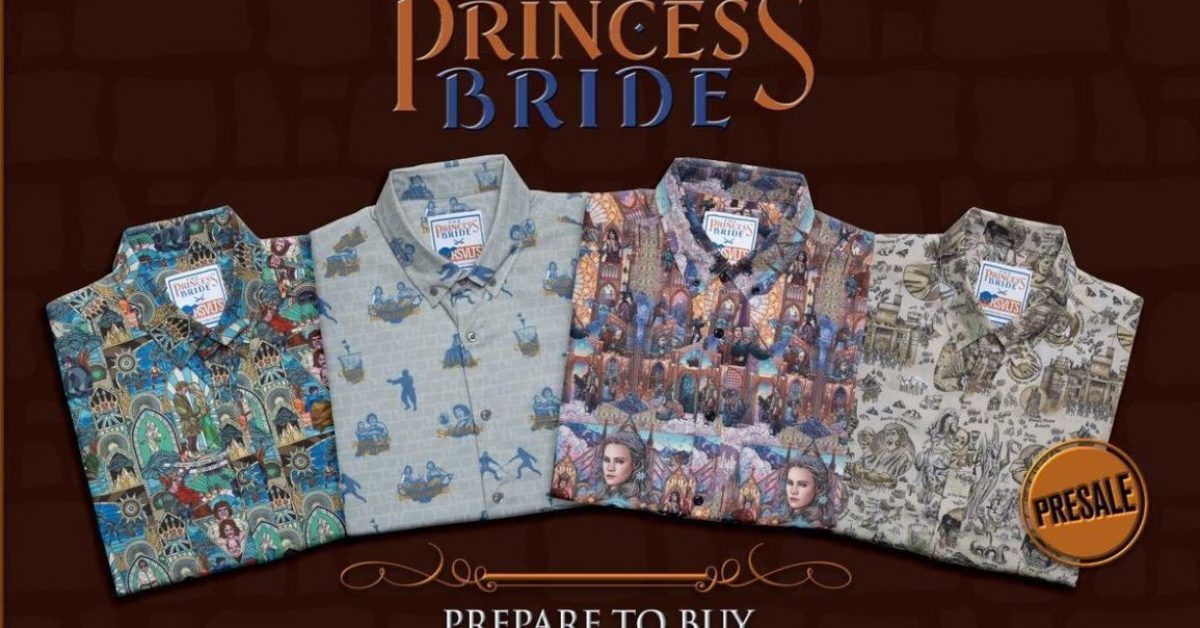 RSVLTS Announces Heroic The Princess Bride Button-Down Collection