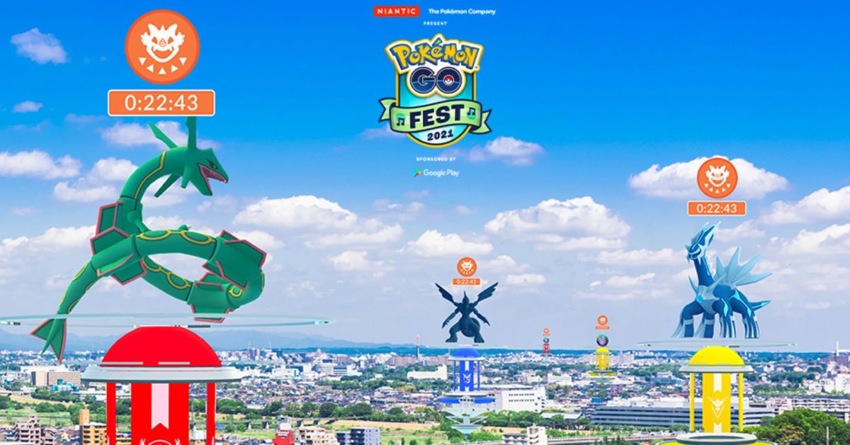 Pokémon GO Fest 2021 Ends Today: Day Two Details