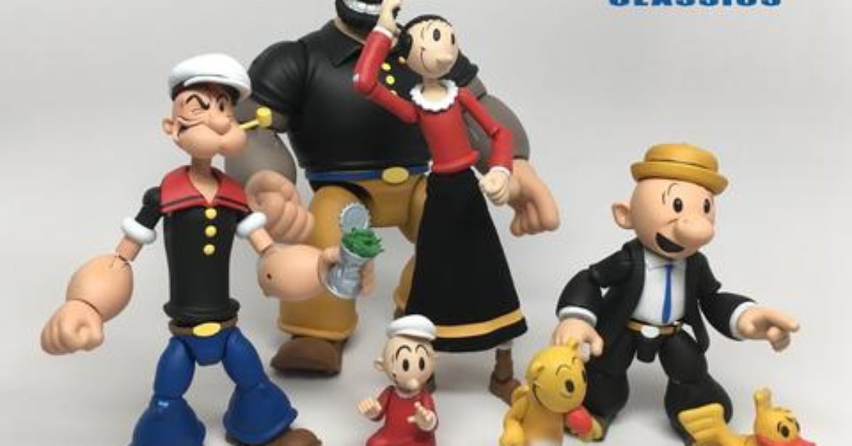 Popeye Classic Figures Finally Revealed From Boss Fight Studio