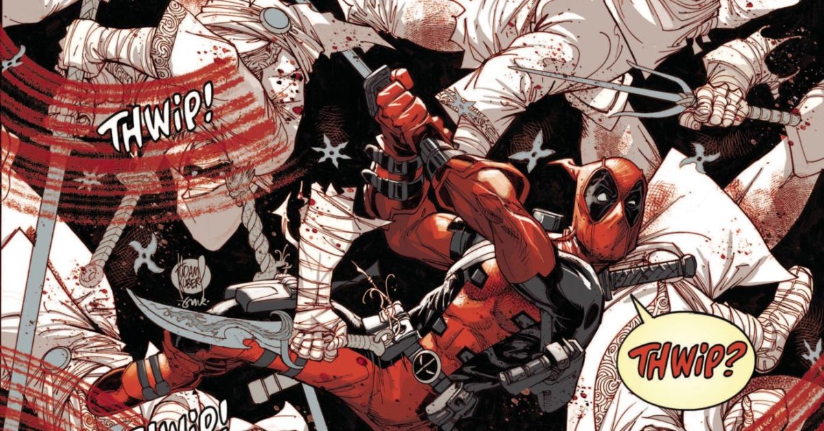 Deadpool and Scout Team Up in Deadpool Black White & Blood #1