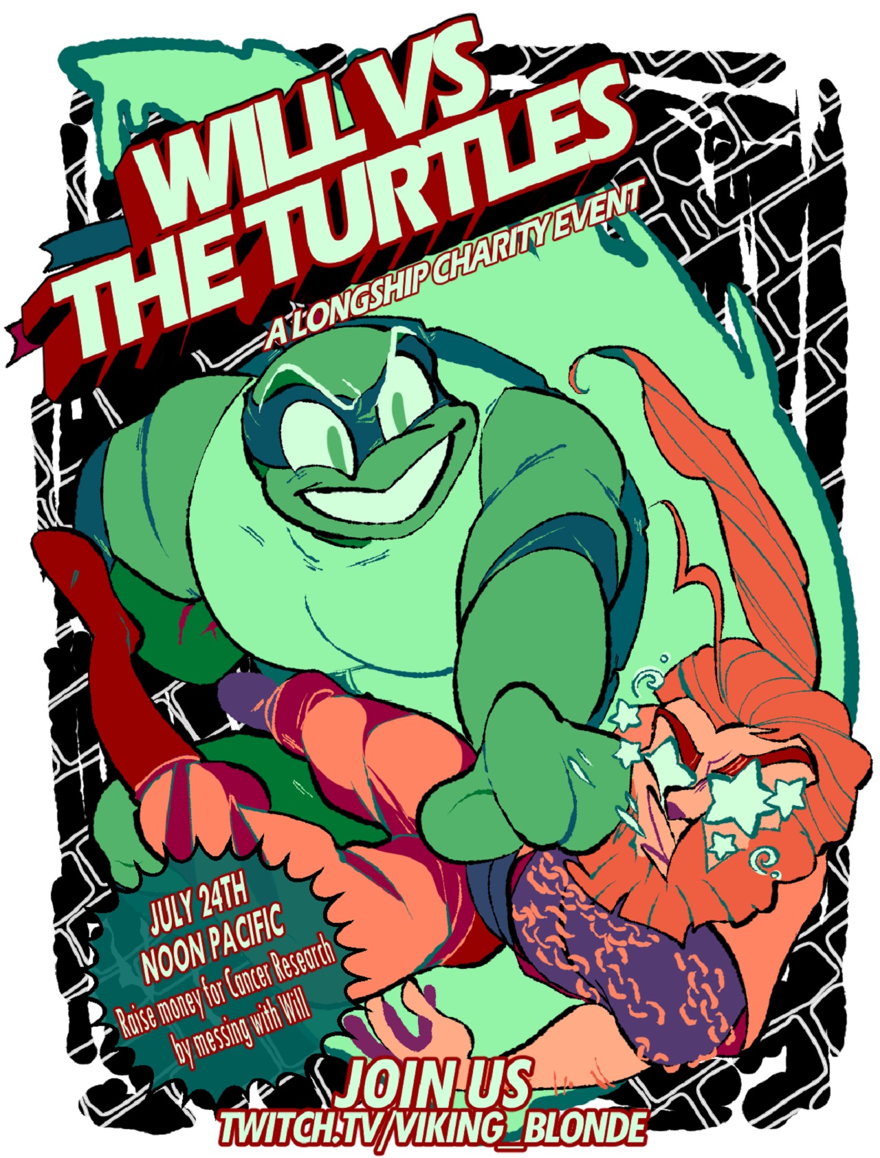Will Vs The Turtles: A Longship Charity Event News, Rumors and ...