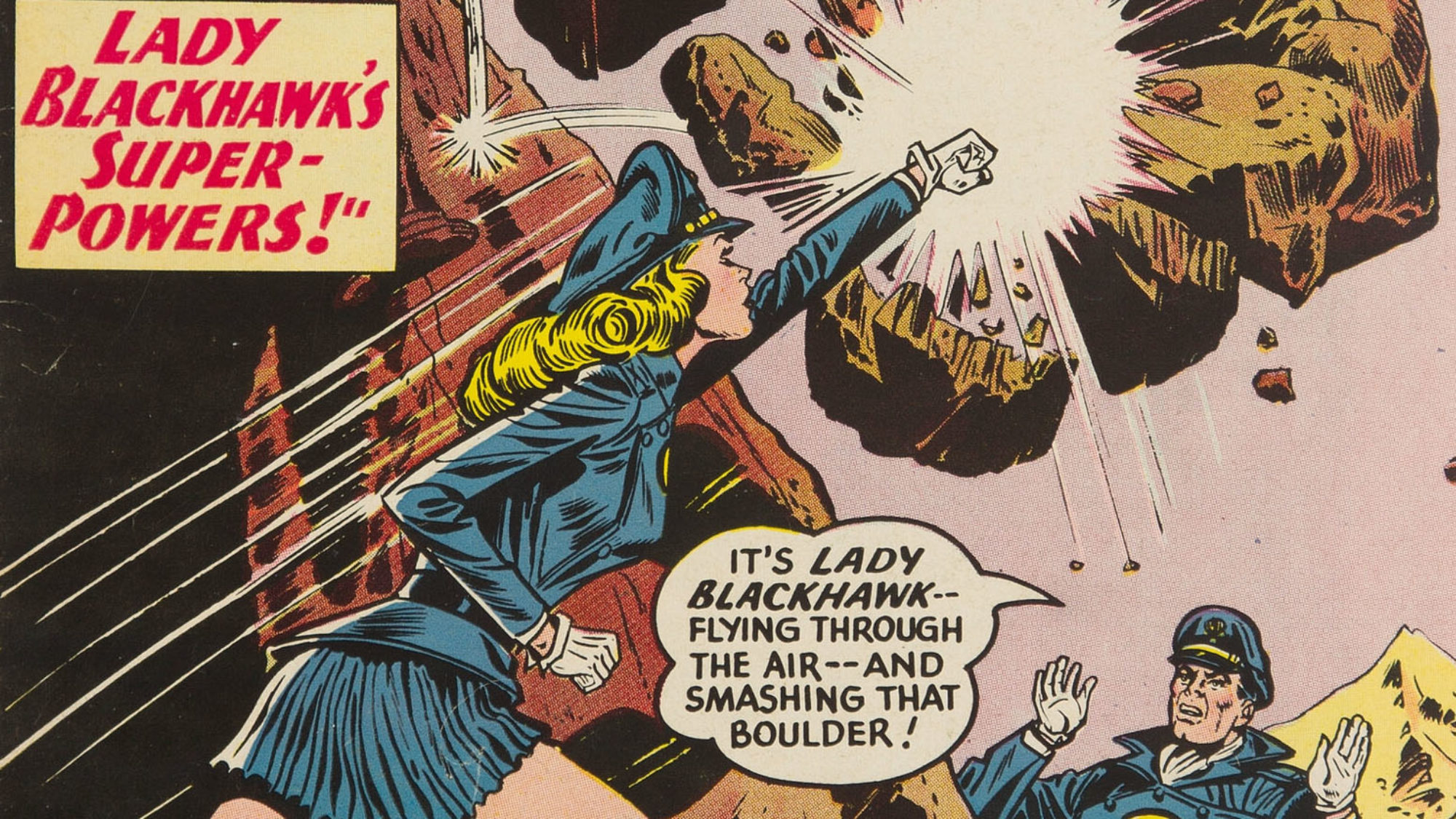 The Silver Age Era of DC Comics' Lady Blackhawk, Up for Auction