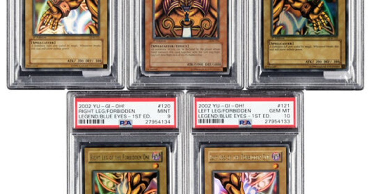 Yu-Gi-Oh! Full Legend Of Blue Eyes Exodia Set At Heritage Auctions