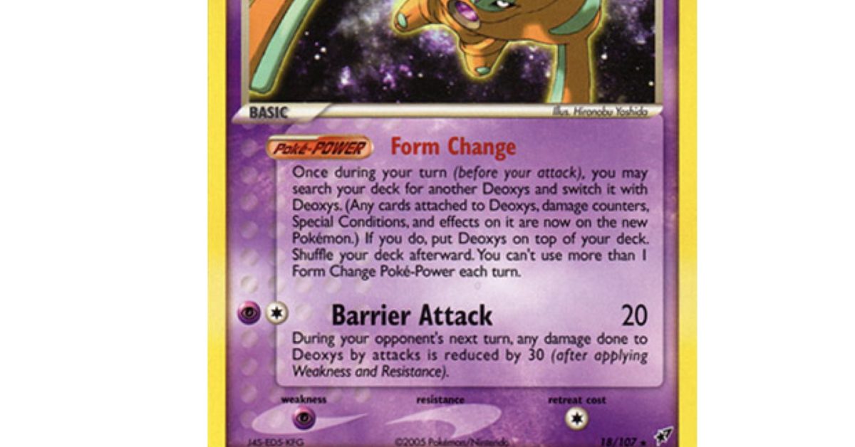 TCG Spotlight: Some Of The Best Deoxys Pokémon Cards