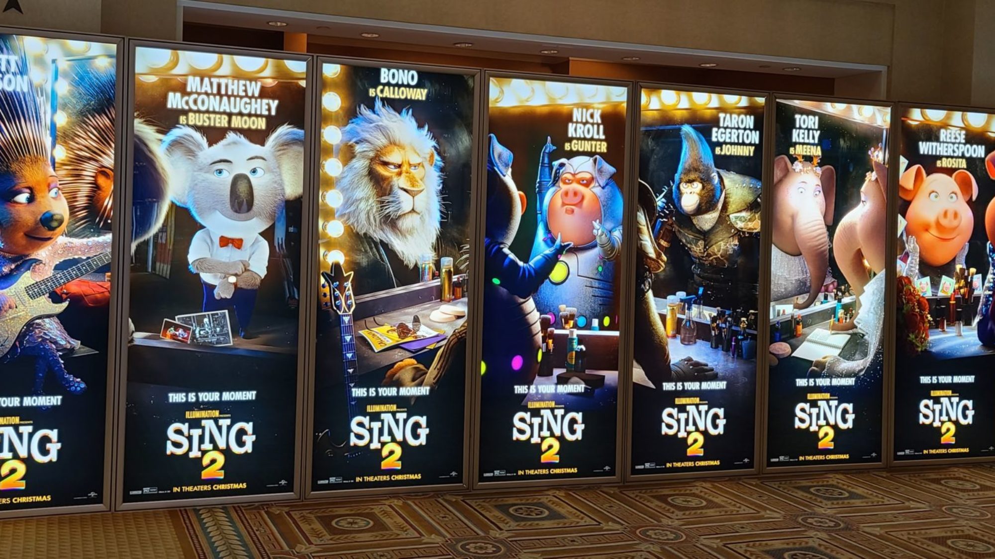 CinemaCon: New Sing 2 Posters On Display At Event