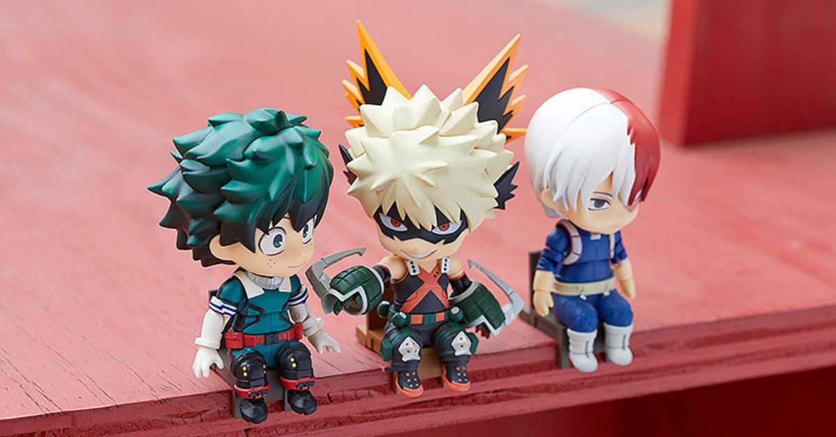 Good Smile Reveals New Set of My Hero Academia Sitting Figures
