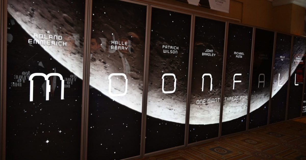 A Poster for Roland Emmerich's Moonfall Debuts at CinemaCon