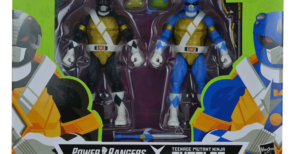 Hasbro Reveals First TMNT x Power Rangers Crossover Figures