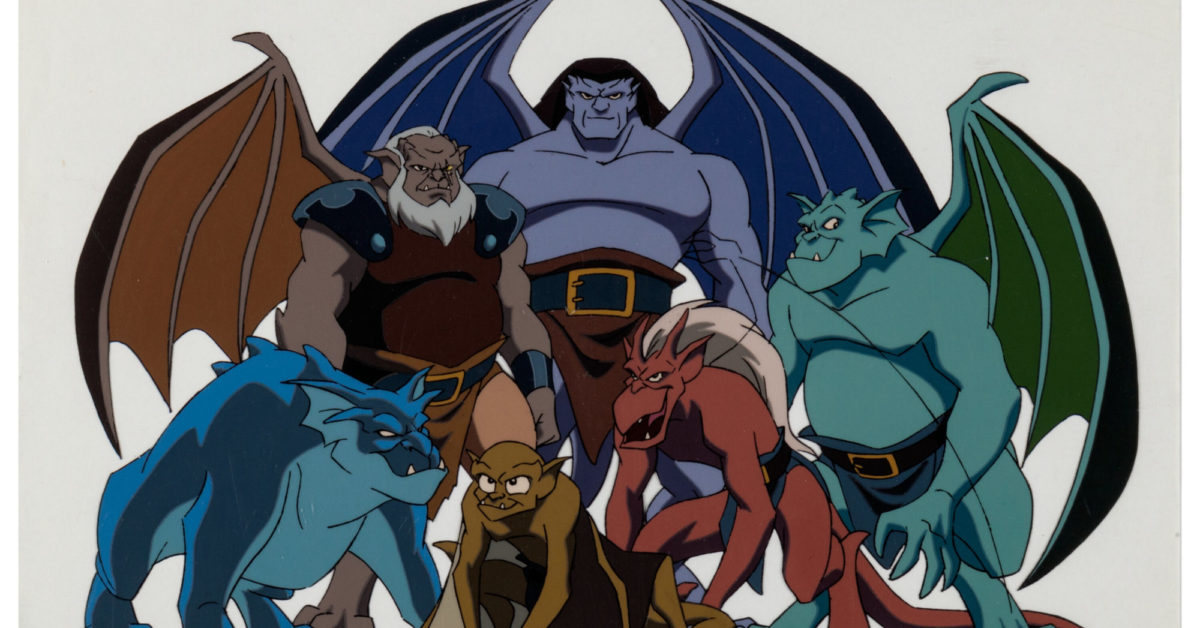 Disney's Gargoyles Original Production Cel On Auction Today