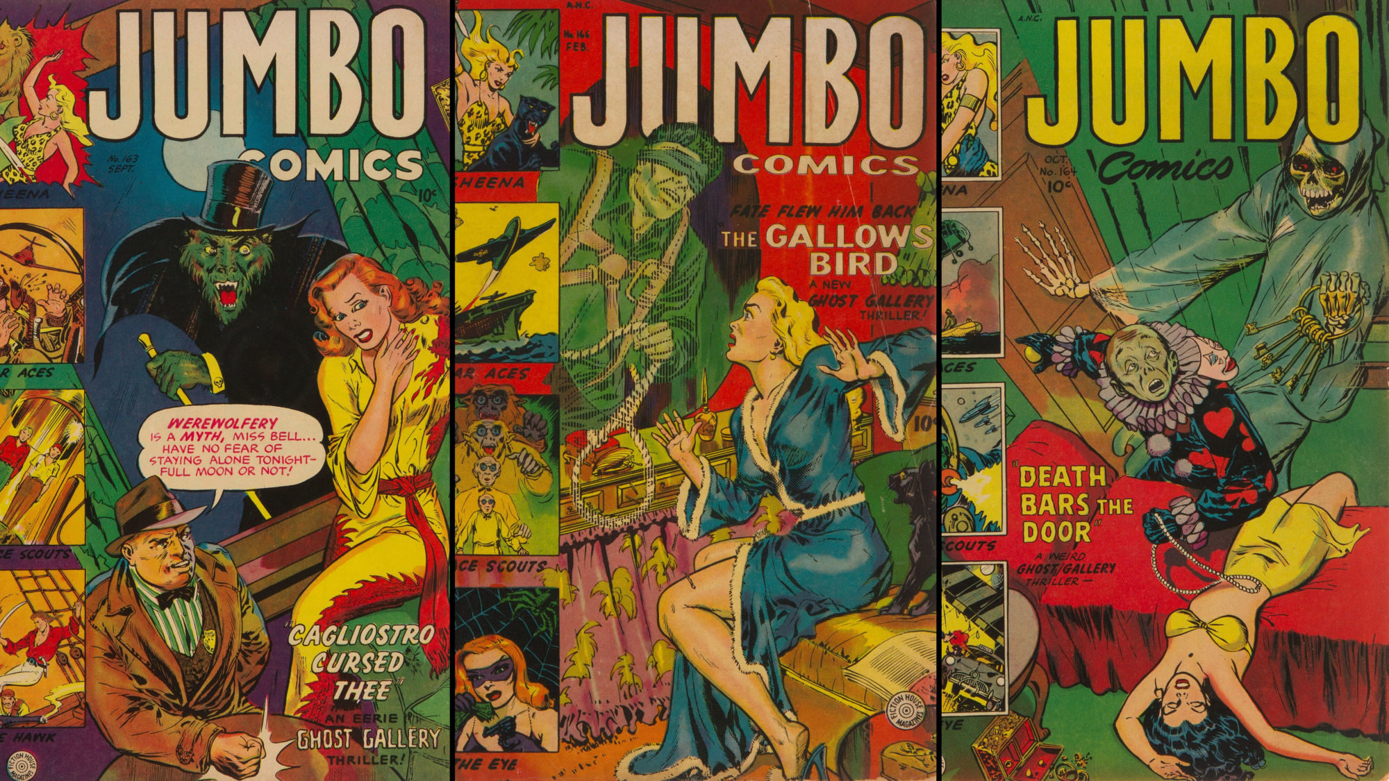 Maurice Whitman's Underappreciated Jumbo Comics Covers, at Auction