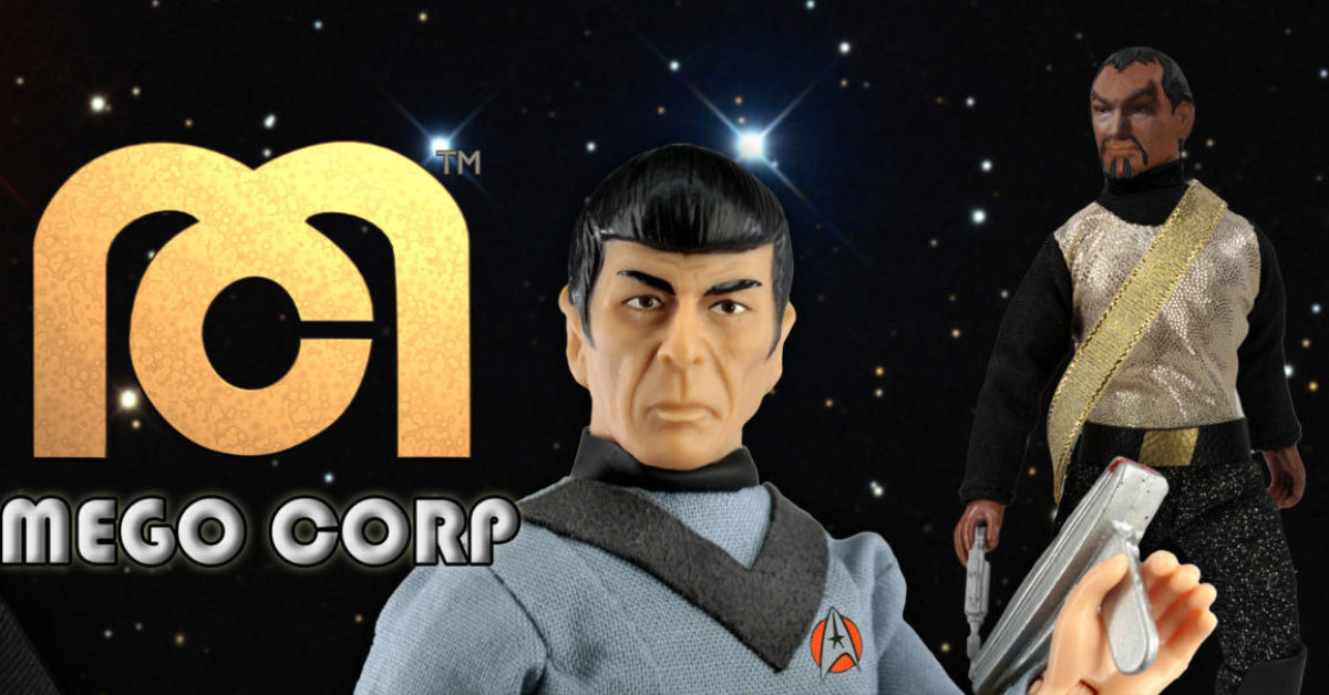 Topps Exclusive Star Trek Spock and Klingon Kor Mega Figures Revealed
