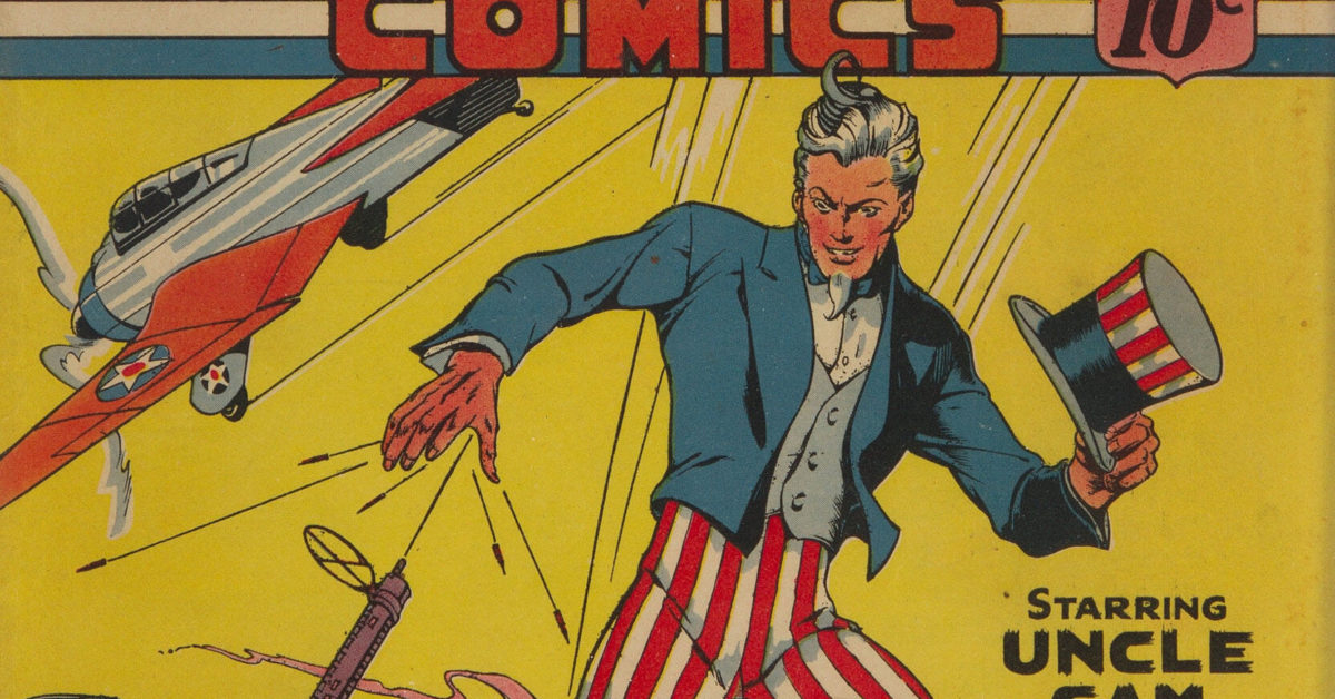 Uncle Sam as a Superhero in National Comics, Up for Auction