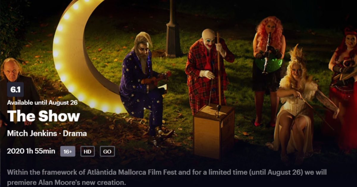 You Can Stream Alan Moore's The Show, Now, Globally, For Less Than $5