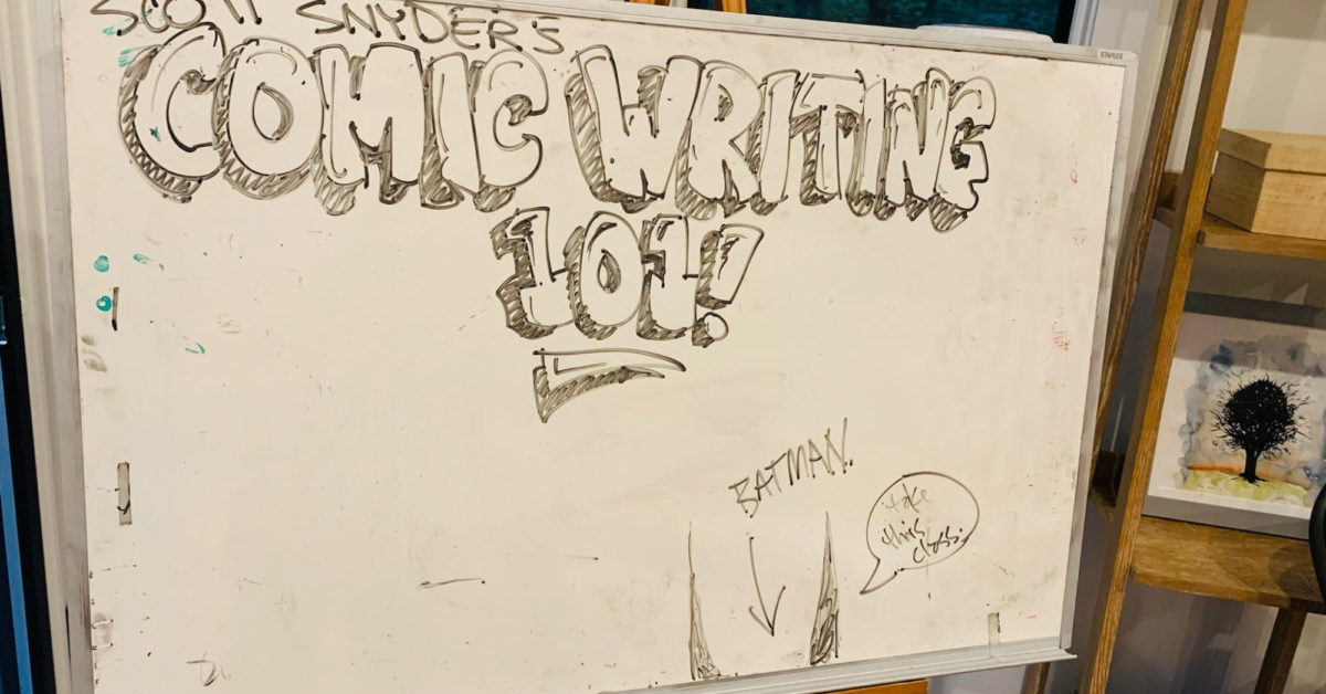 Scott Snyder Launches Substack Writing Classes For $7 A Month