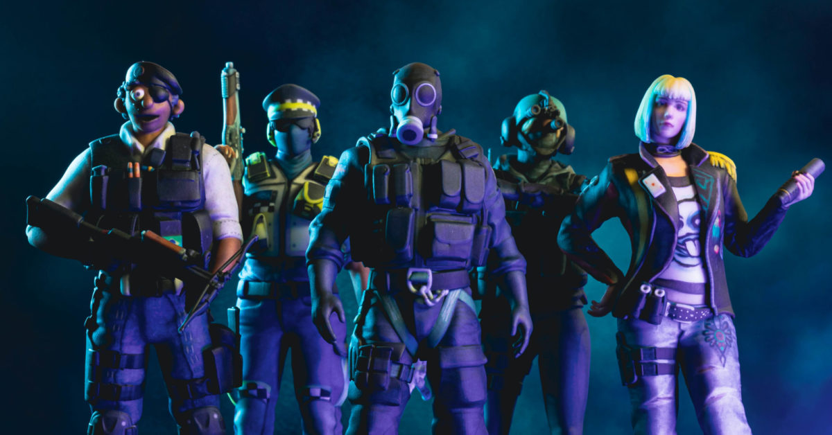 Rainbow Siege Siege Custom Figures Coming from Integral Reality Labs