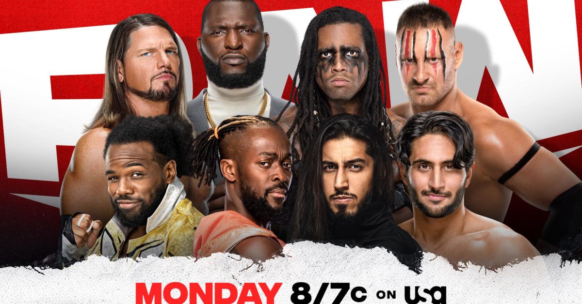 Record 5 Matches Booked Ahead of Time for WWE Raw Next Week