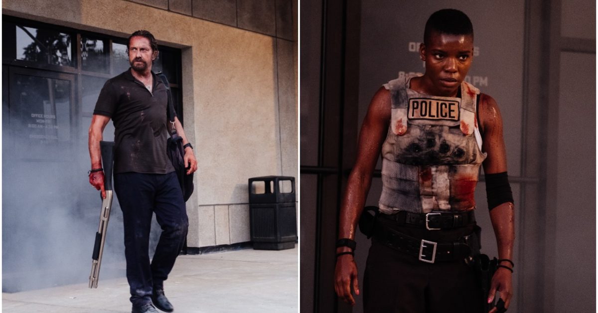 Copshop Stars Gerard Butler and Alexis Louder Talk Joe Carnahan Film