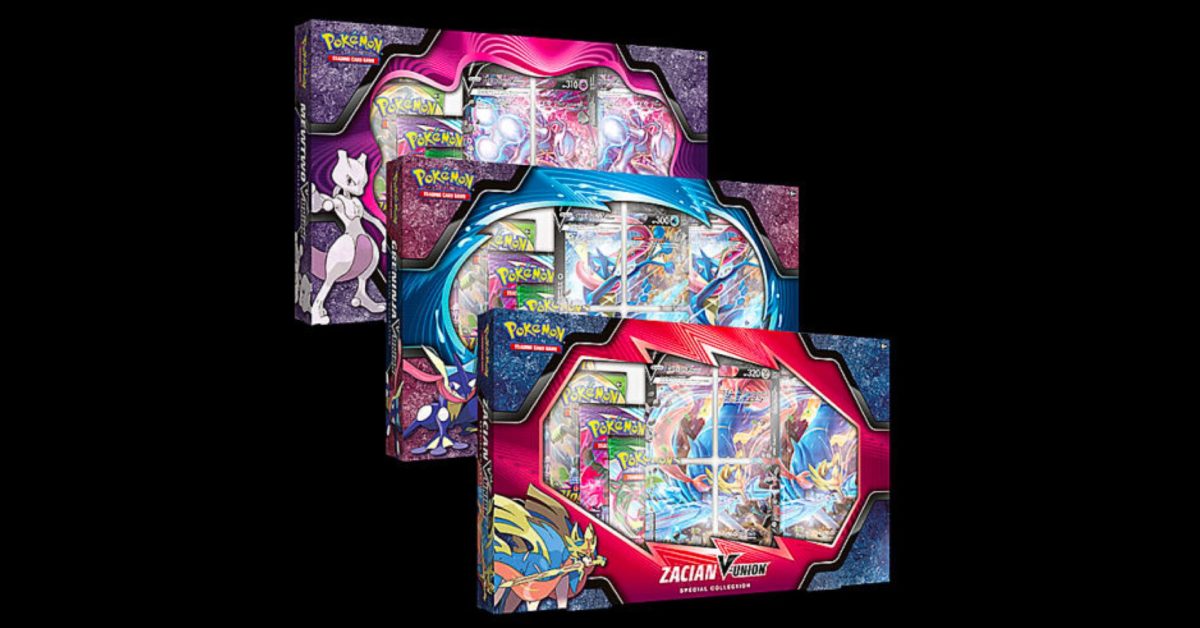 Pokémon TCG Releases First V-UNION Collection Boxes Today