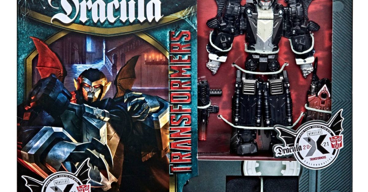 Dracula Arises With Transformers x Universal Monsters Crossover Figure