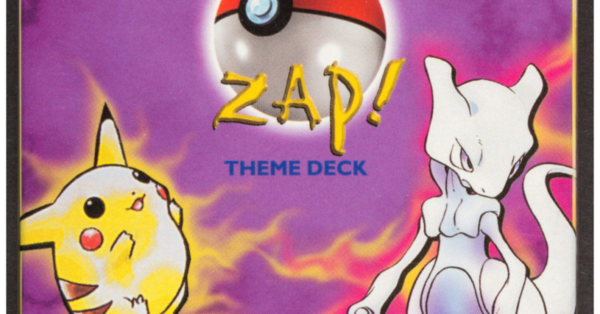 Pokémon TCG Sealed "Zap!" Preconstructed Deck Auction At Heritage