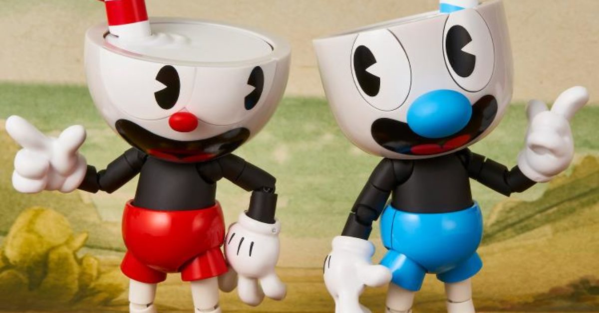 Cuphead and Mugman Receive Action Figures from 1000 Toys