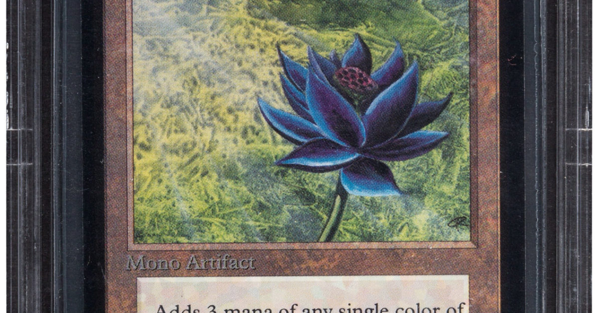 Magic: The Gathering Alpha Black Lotus Auctioning At Heritage