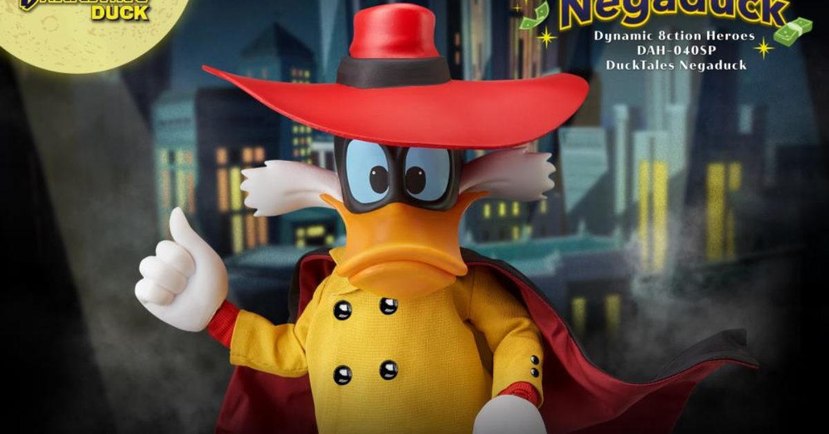Beast Kingdom Reveals Exclusive Darkwing Duck Negaduck Figure