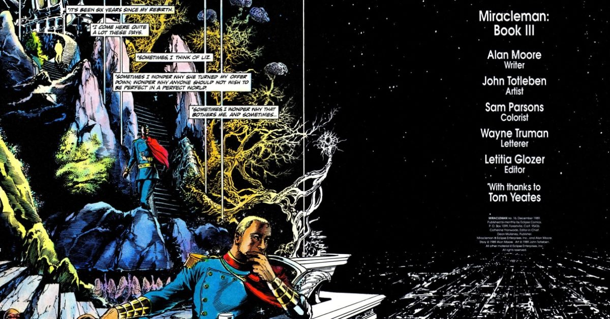 When Tom Yeates Drew Part Of Miracleman #16