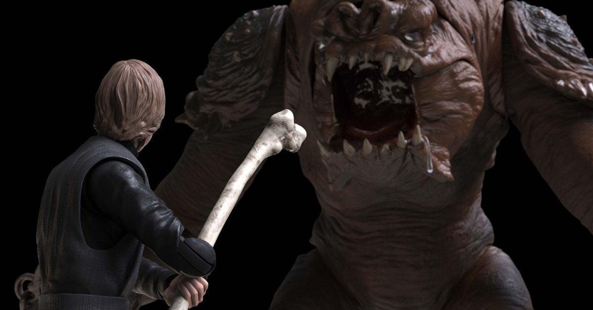 Hasbro Star Wars Rancor Update - Full Paint Deco and Final Unlocks