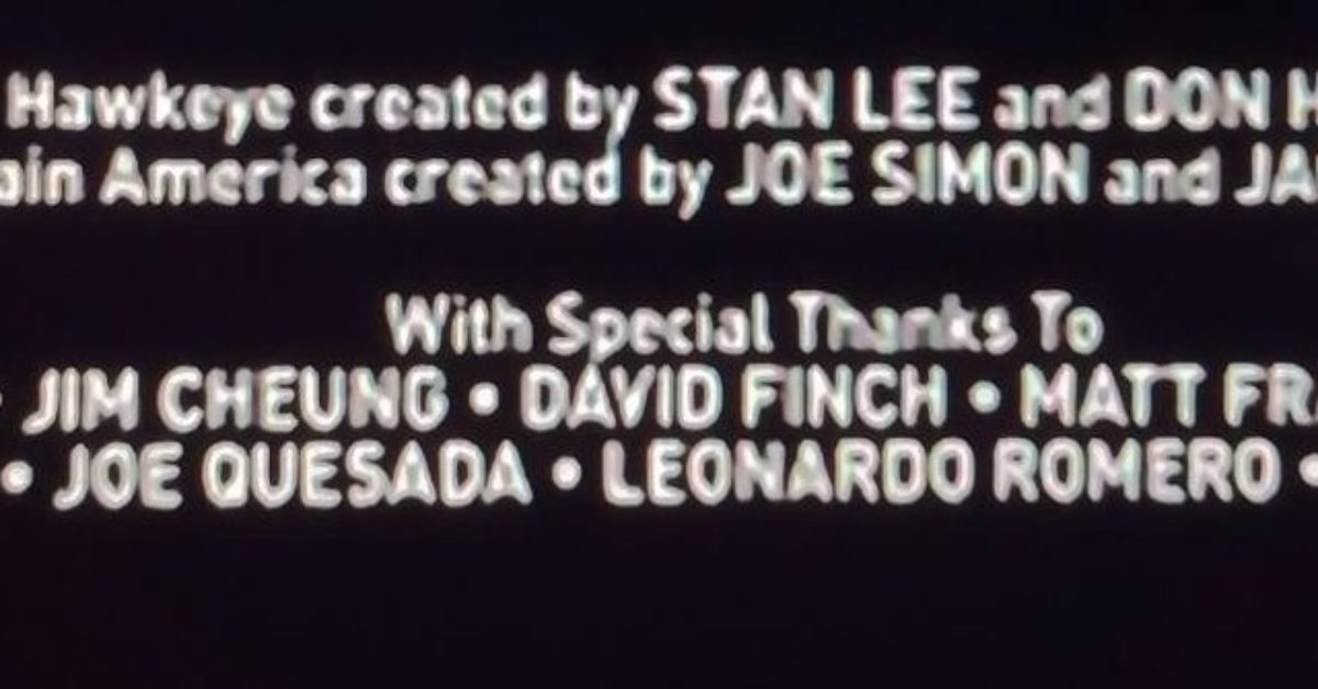 The Comic Book Creator Credits In Hawkeye Episodes One And Two