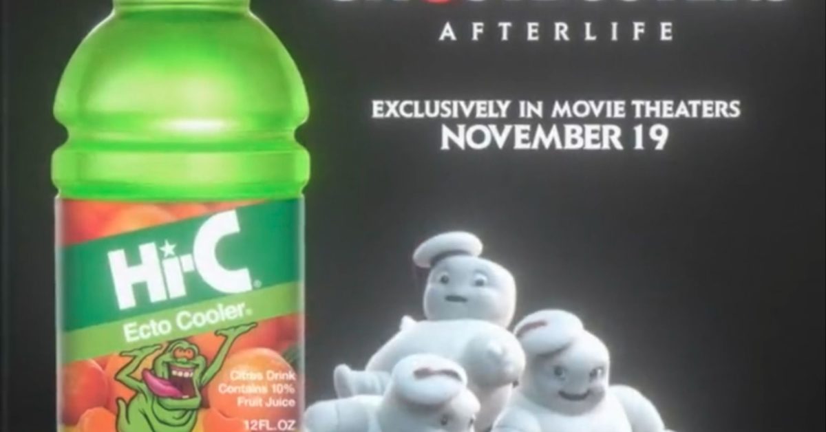Hi-C Enrages Fans with Ghostbusters Afterlife Ecto-Cooler Tease